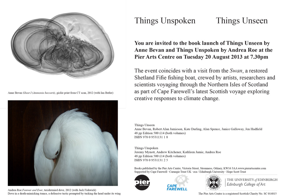 Things Unspoken / Things Unseen. Andrea Roe, Anne Bevan | Sea Change ...